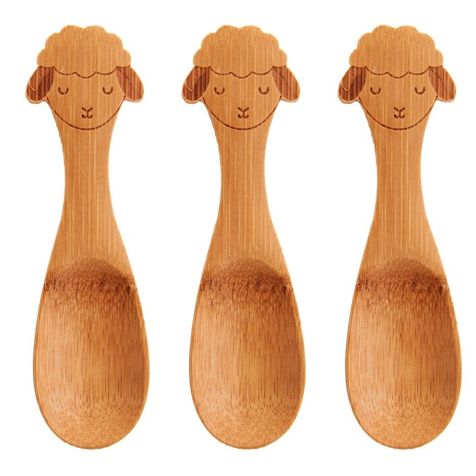 Sheep Bamboo Spoons – Mini Chic
